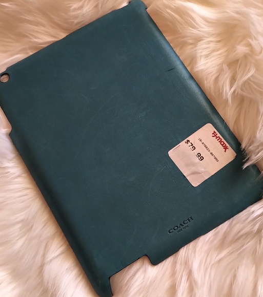 Coach | Accessories | Coach Blue Bleecker Leather Molded Ipad Mini Case ...